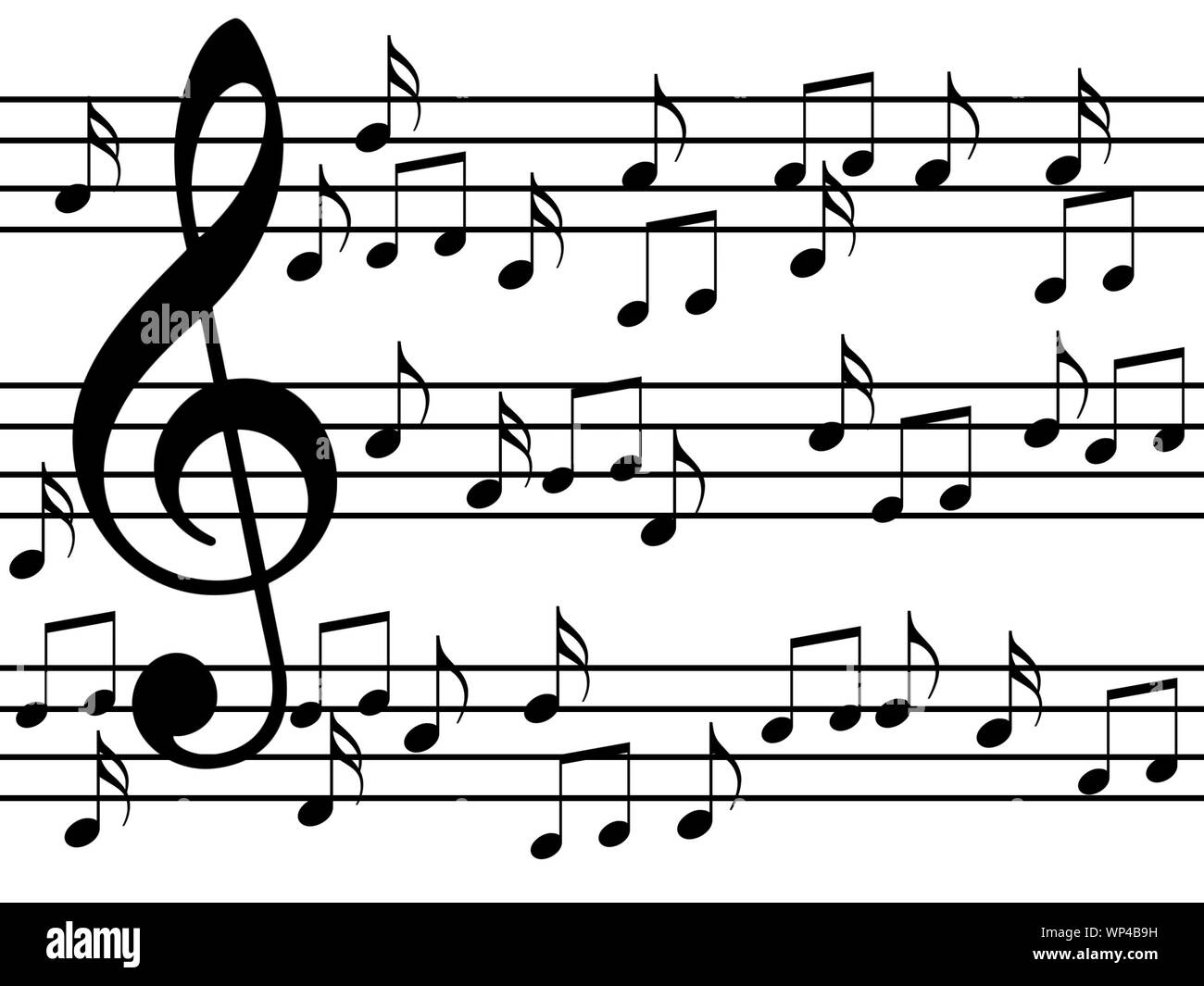 Note Musicali Immagini e Fotos Stock - Alamy