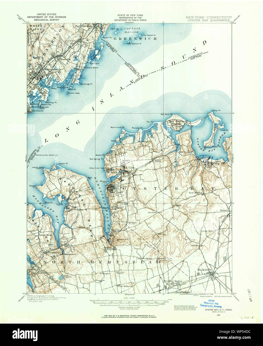 Mappa di oyster bay new york immagini e fotografie stock ad alta ...