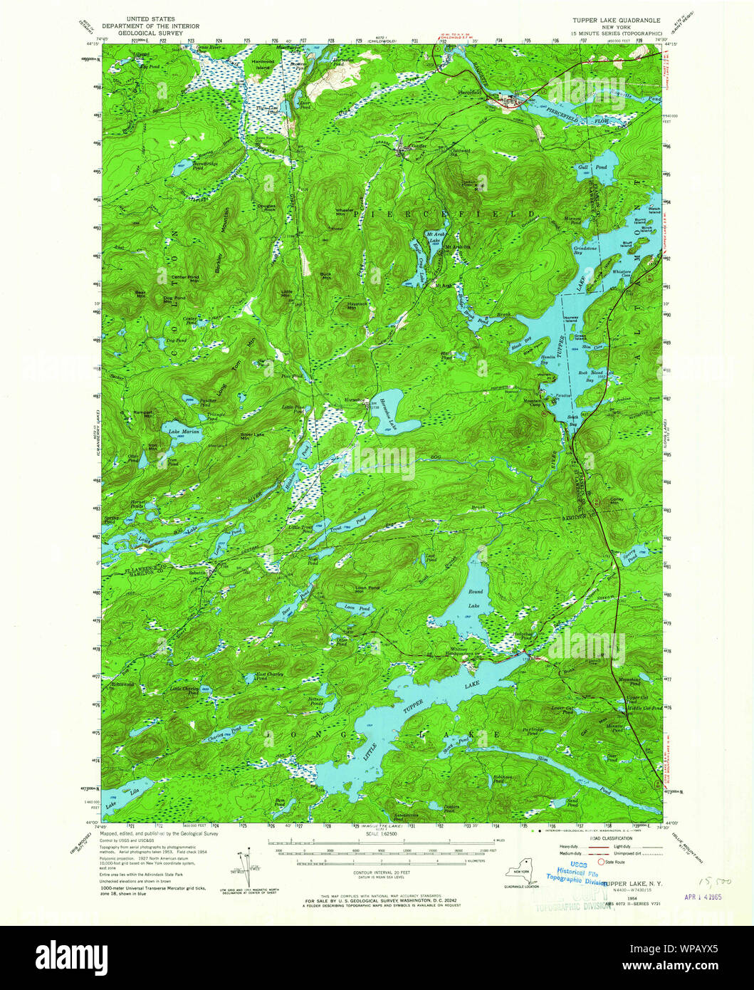 Mappa del lago tupper immagini e fotografie stock ad alta risoluzione ...