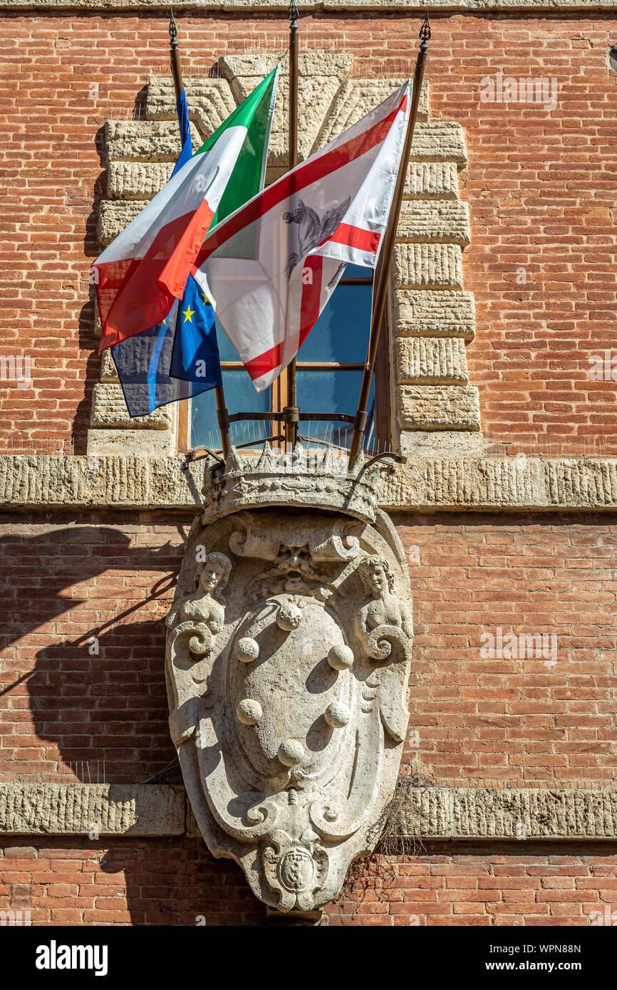 Bandiera italia stemma immagini e fotografie stock ad alta risoluzione ...