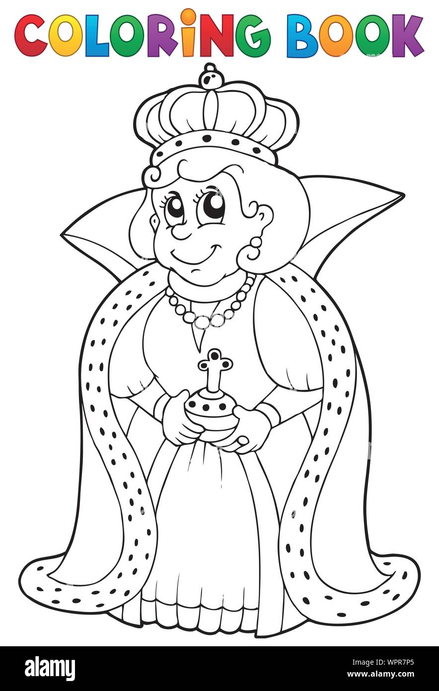 Libro da colorare regina immagini e fotografie stock ad alta ...