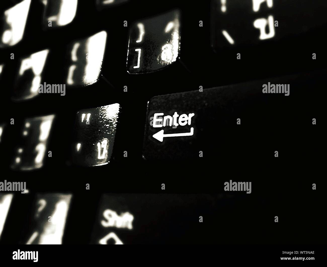 Tasto Invio Immagini e Fotos Stock - Alamy