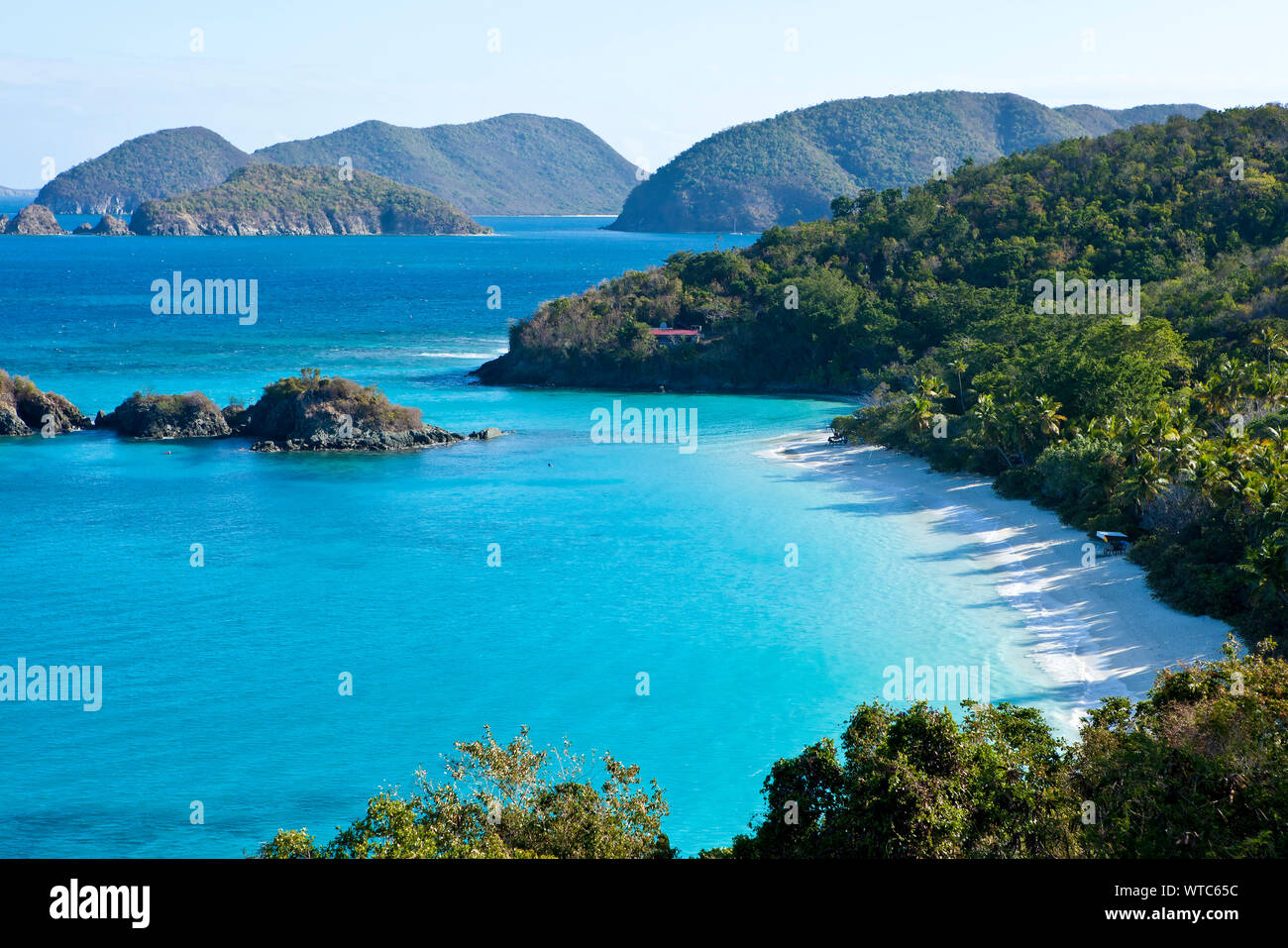 Noi isole vergini usvi mar dei caraibi oceano atlantico immagini e ...