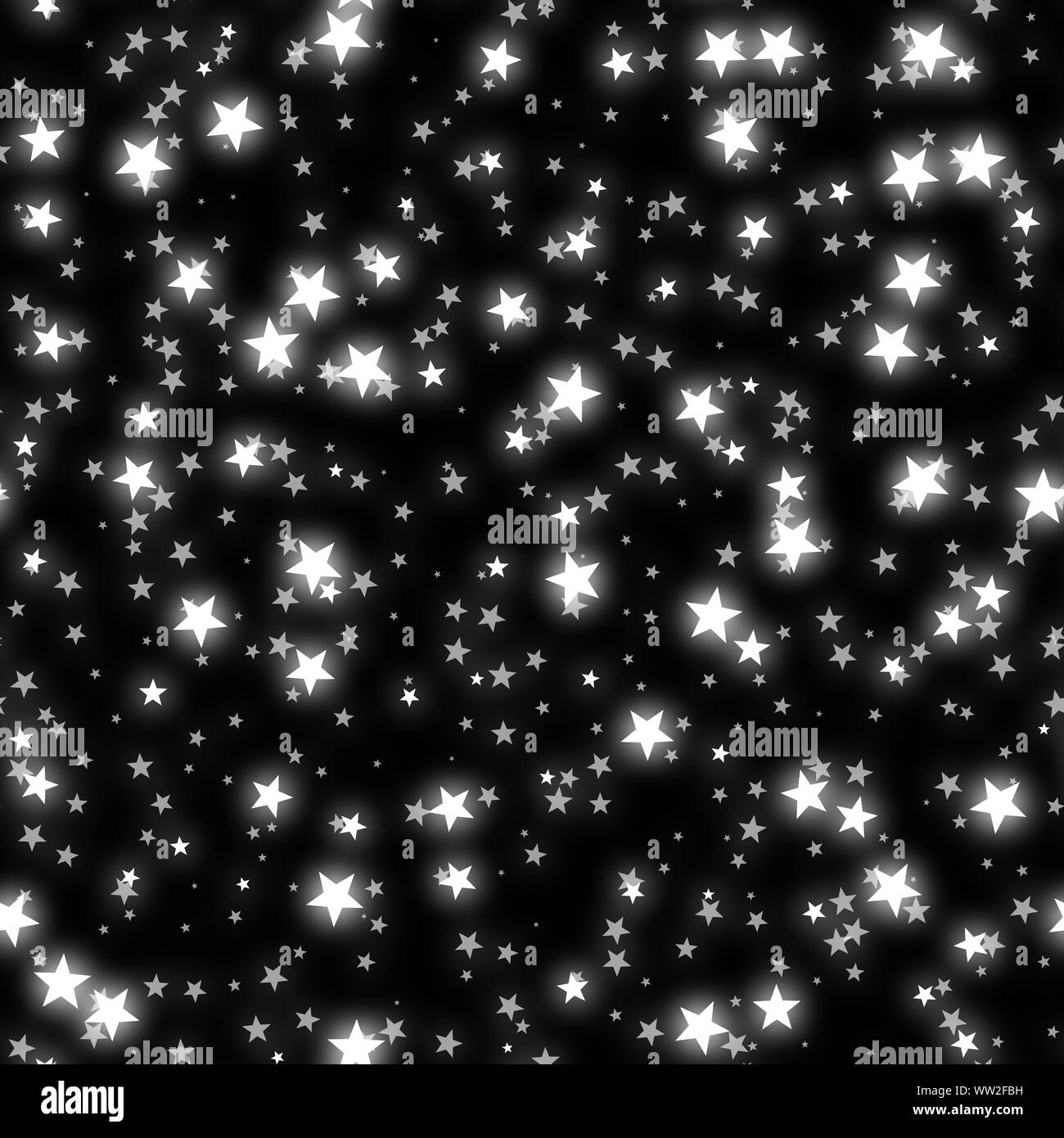 Sfondo Stelle Bianco E Nero Cielo Di Stelle Foto E Immagini Stock In