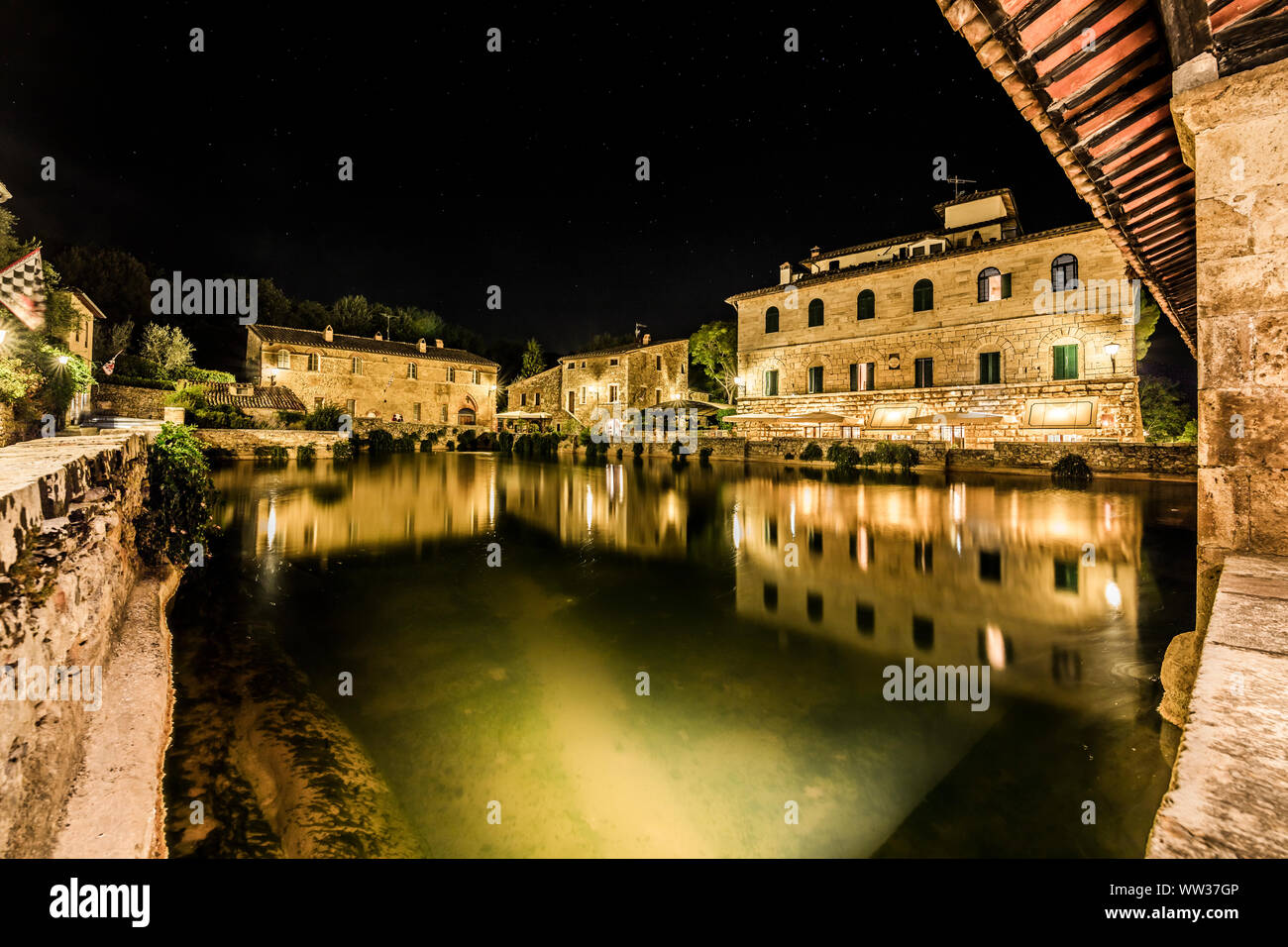 Bagni antichi dell'italia di bagno vignoni immagini e fotografie stock ...