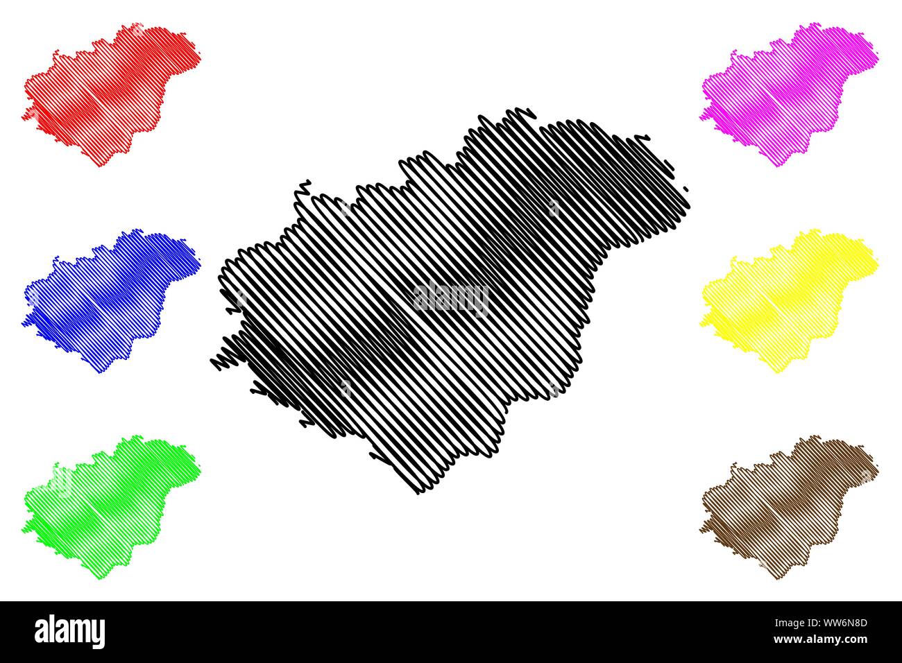 Zlin Regione (terre di Boemia, Cechia, le regioni della Repubblica ceca ...