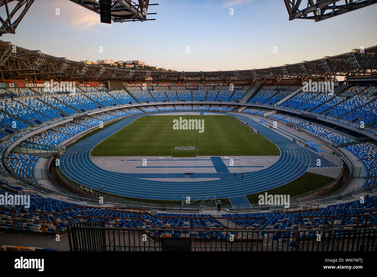 13 settembre 2019, lo Stadio San Paolo a Fuorigrotta, Napoli, Italia ...