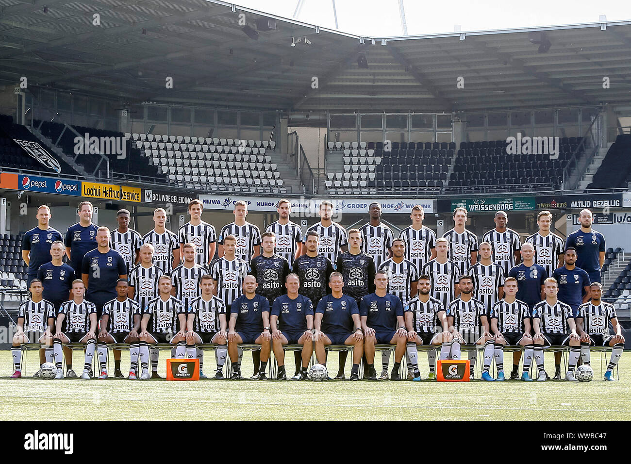 ALMELO, 12-09-2019, Erve Asito stadion, Eredivisie, Photocall Heracles ...