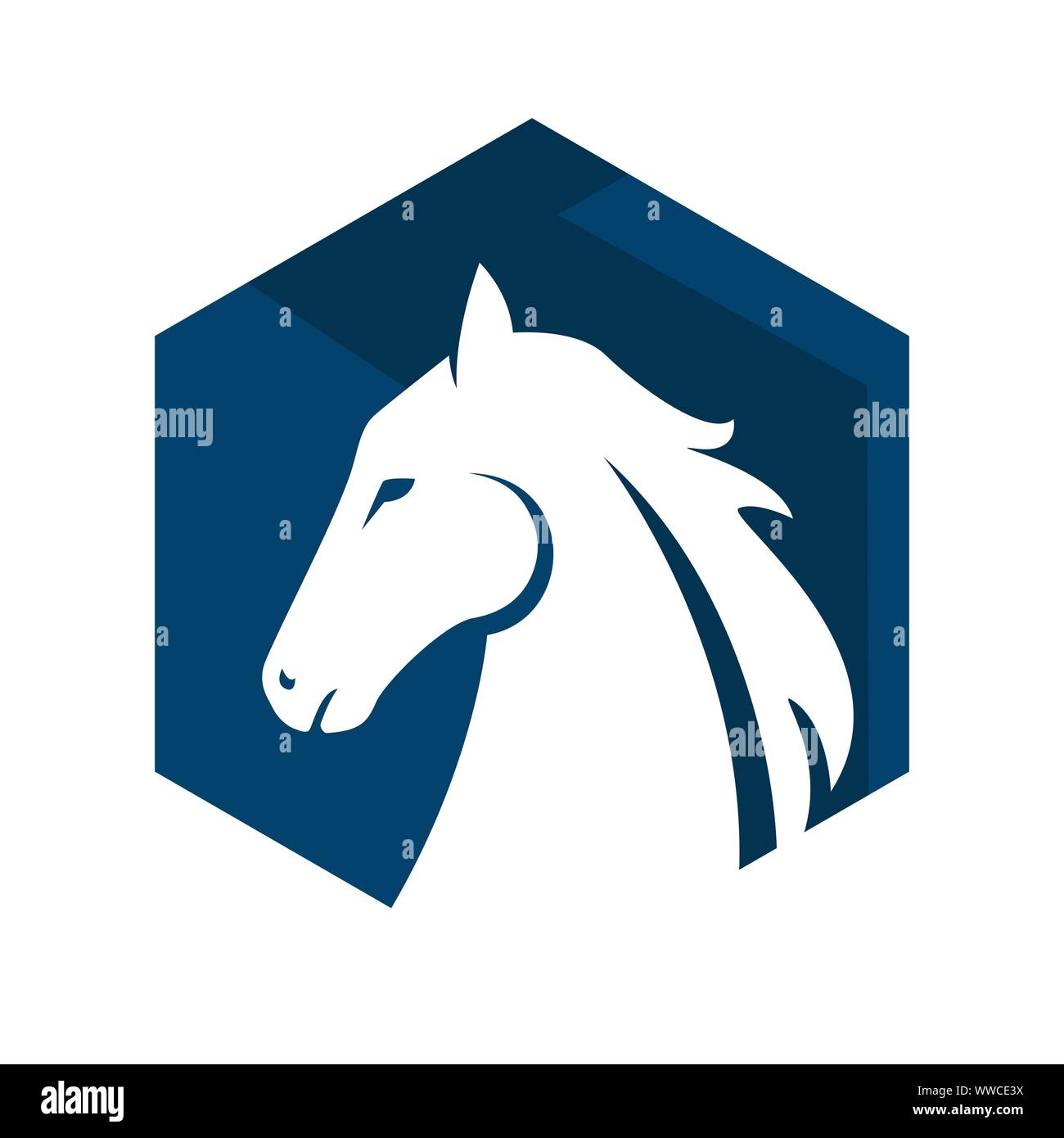 Cavallo disegno testa stilizzato immagini e fotografie stock ad alta ...