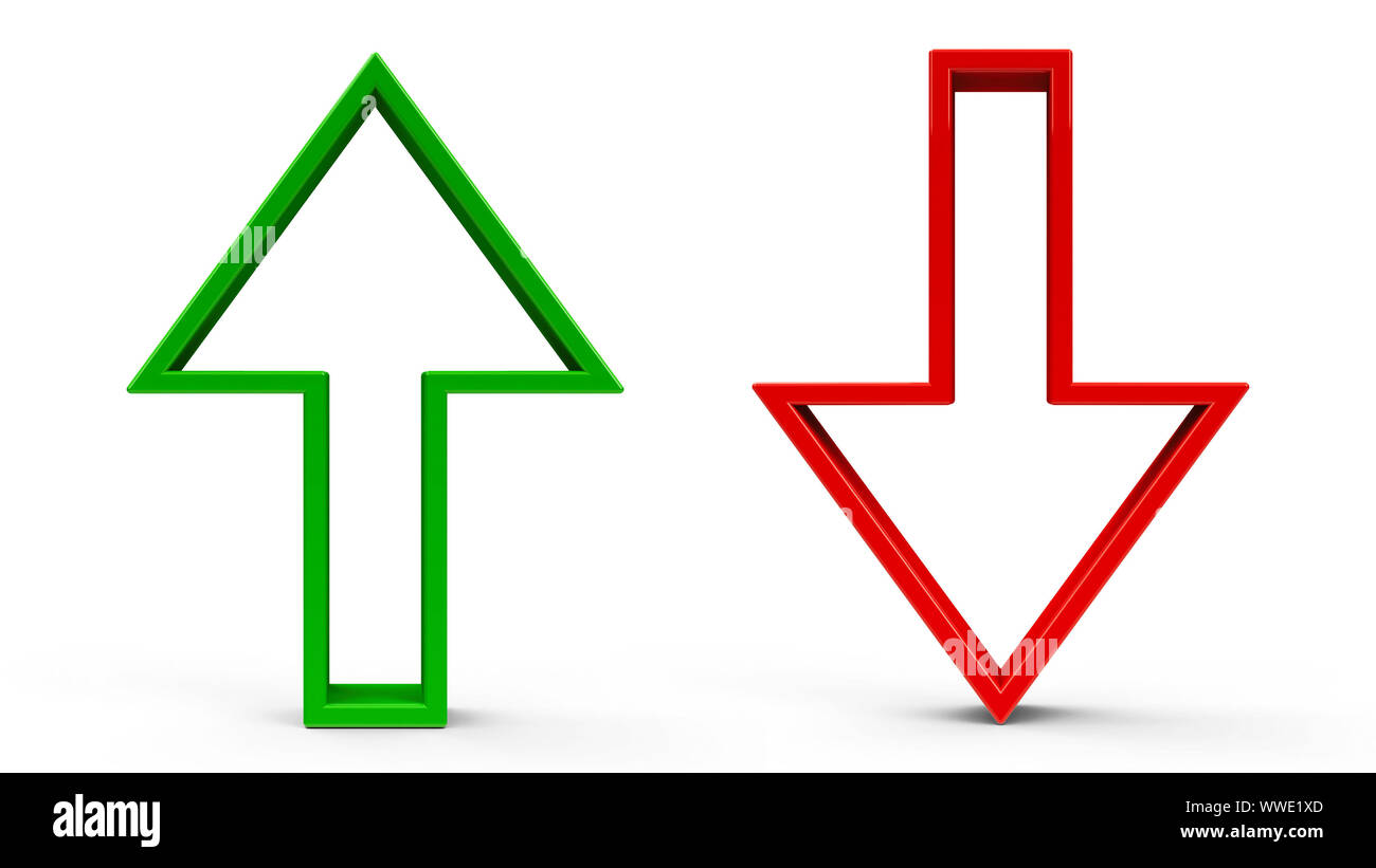 Icona Freccia Su Immagini e Fotos Stock - Alamy