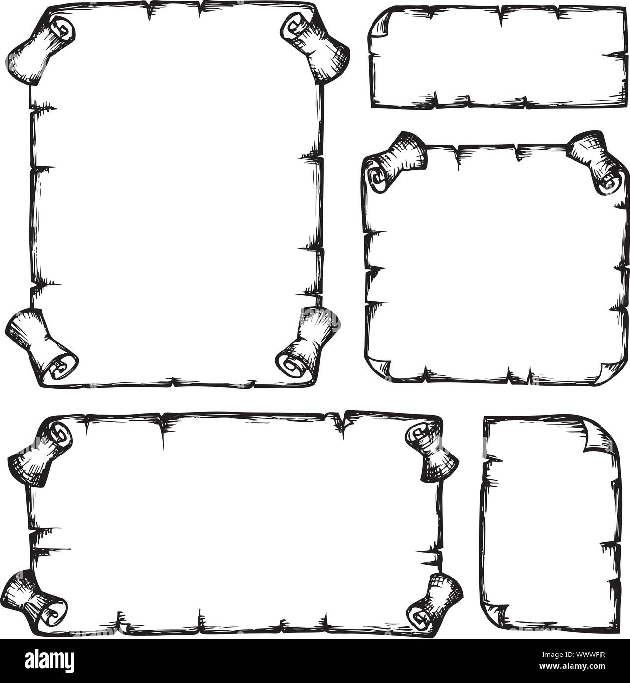 Pergamene antiche Foto e Immagini Stock in Bianco e Nero - Alamy