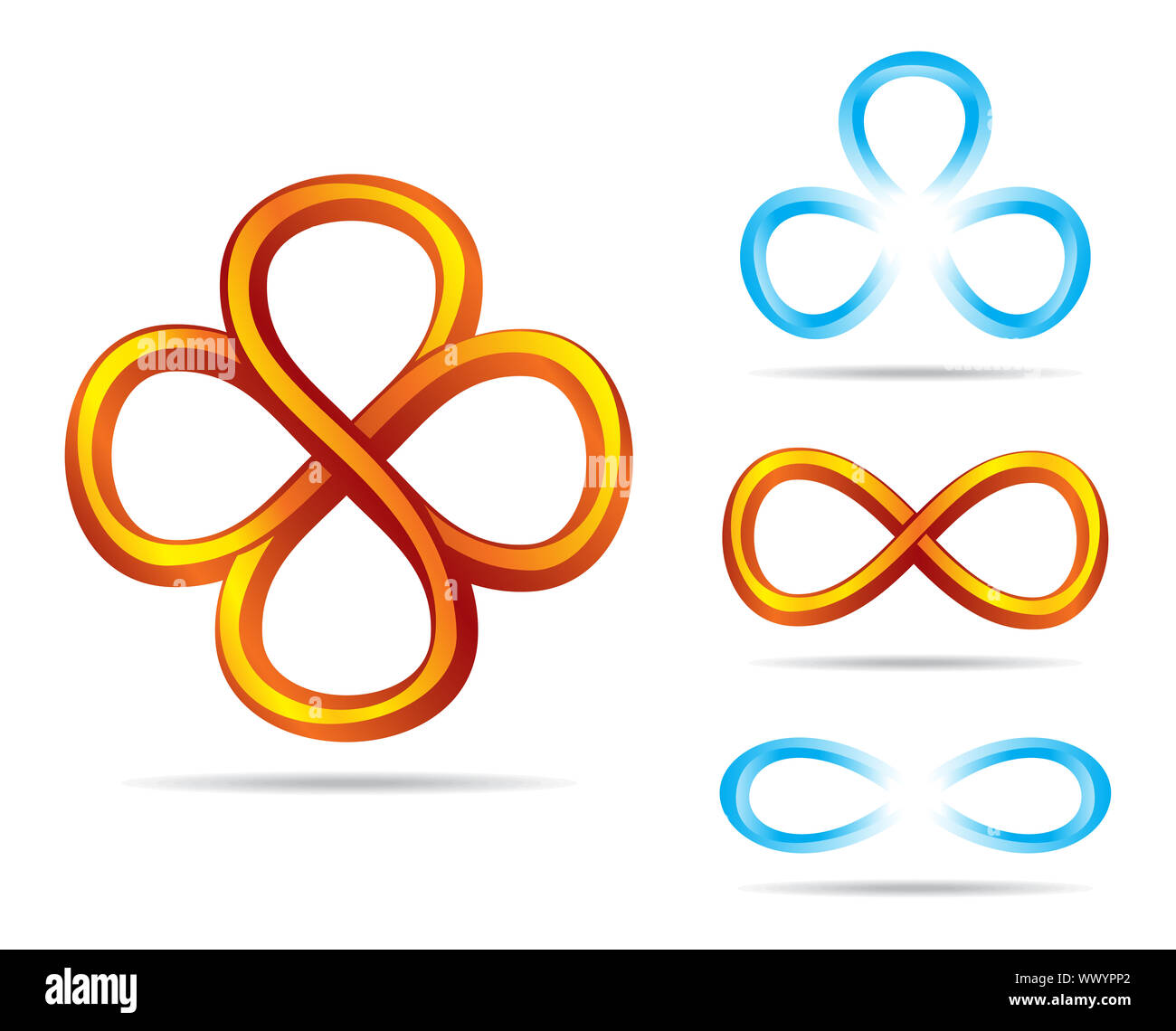 Simbolo del logo mobius immagini e fotografie stock ad alta risoluzione ...