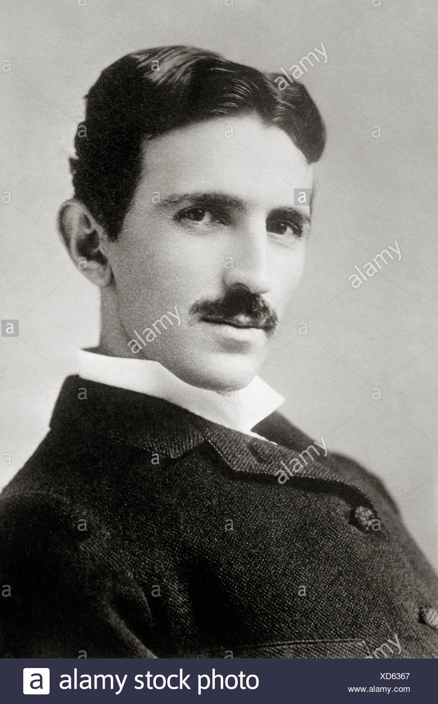 Nikola Tesla Portrait Immagini e Fotos Stock - Alamy
